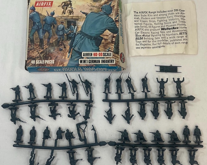 World War One German Infantry Airfix 47 Pc in Box Miniature Soldier ...