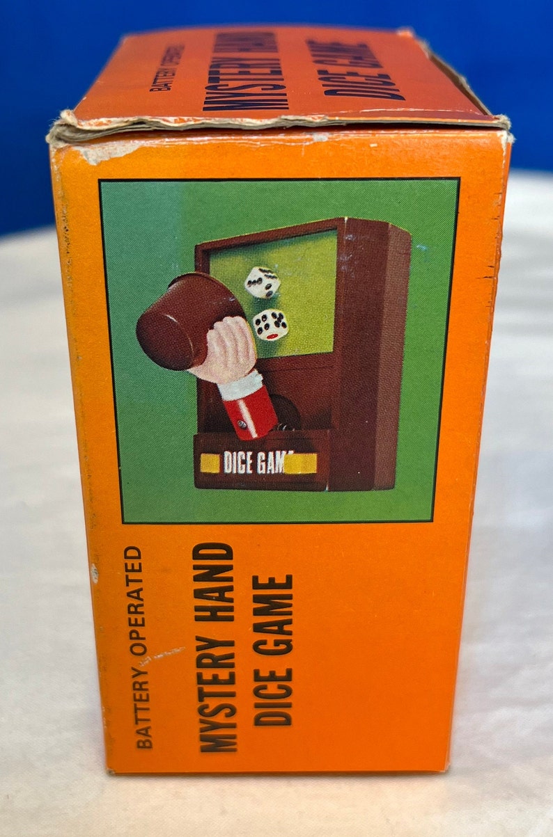 Vintage Mystery Hand Dice Game Battery Operated Unused Magic Store ...