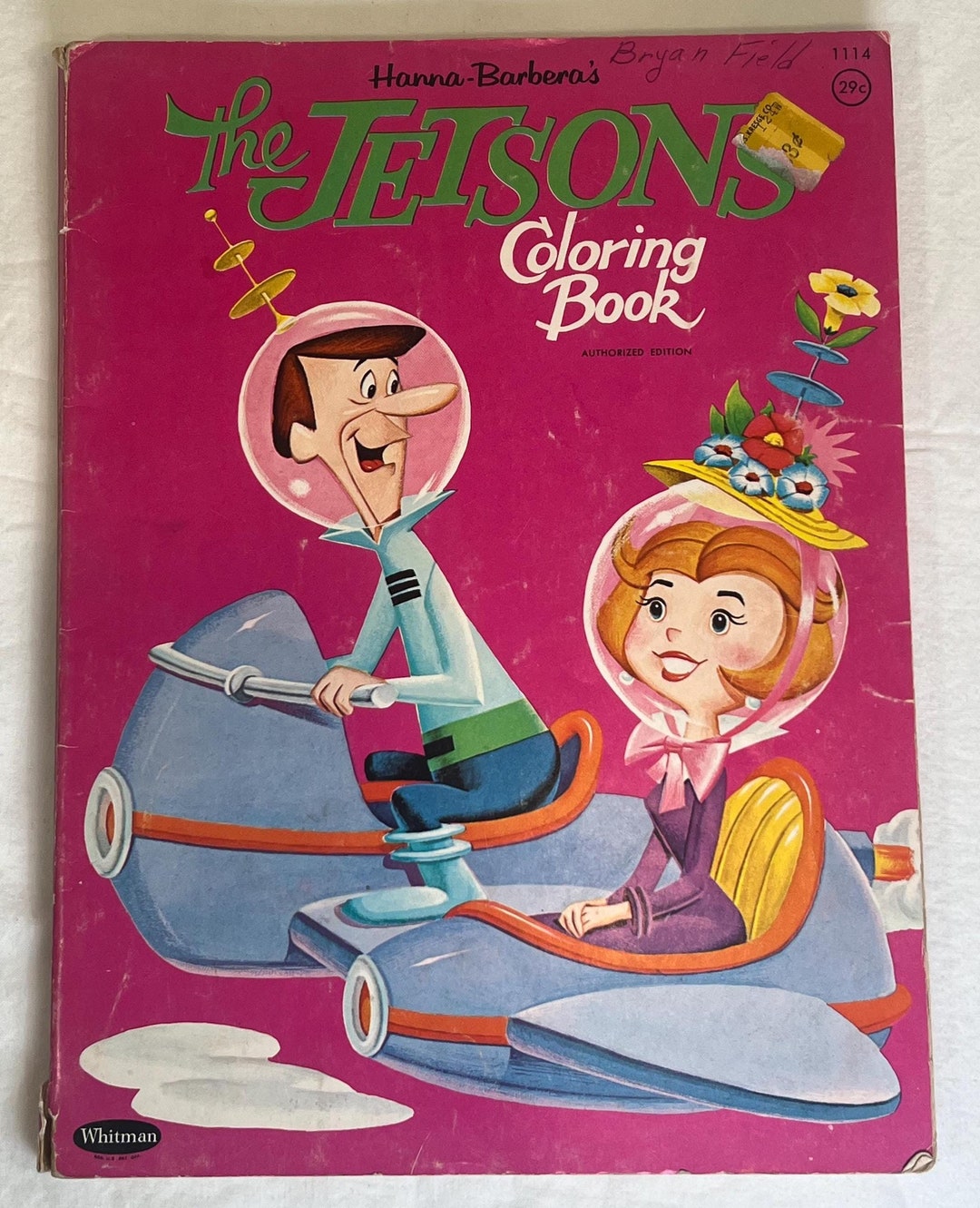 The Jetsons Coloring Book 1963 Hanna-barbera Whitman Publishing George ...