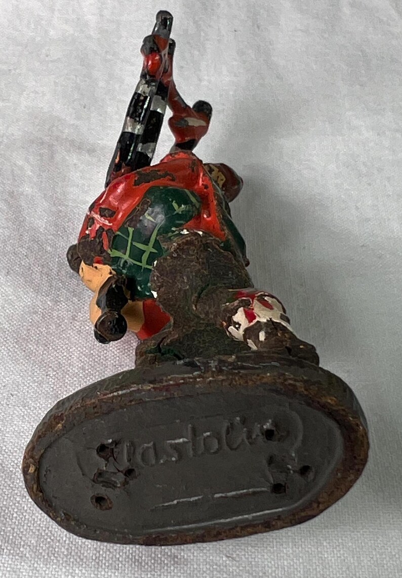 Elastolin Scottish / British Miniature Soldier Bagpipe Player 3.5 ...