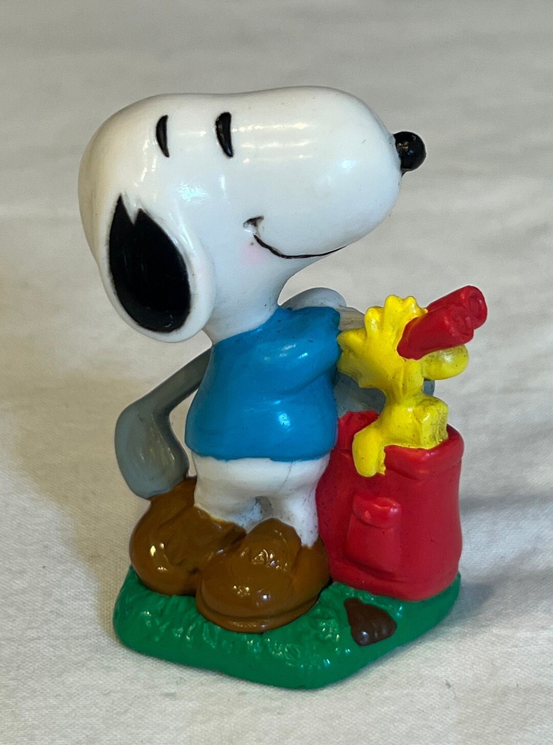 Peanuts SNOOPY & Woodstock Golfing 1996 PVC Figure Whitman - Etsy