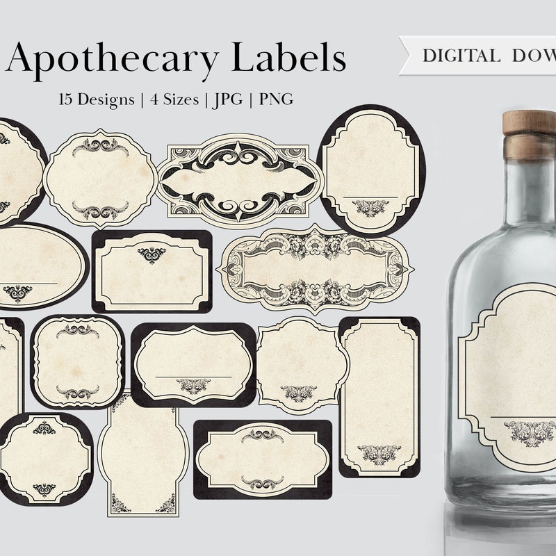 Potion Bottle Labels - Etsy