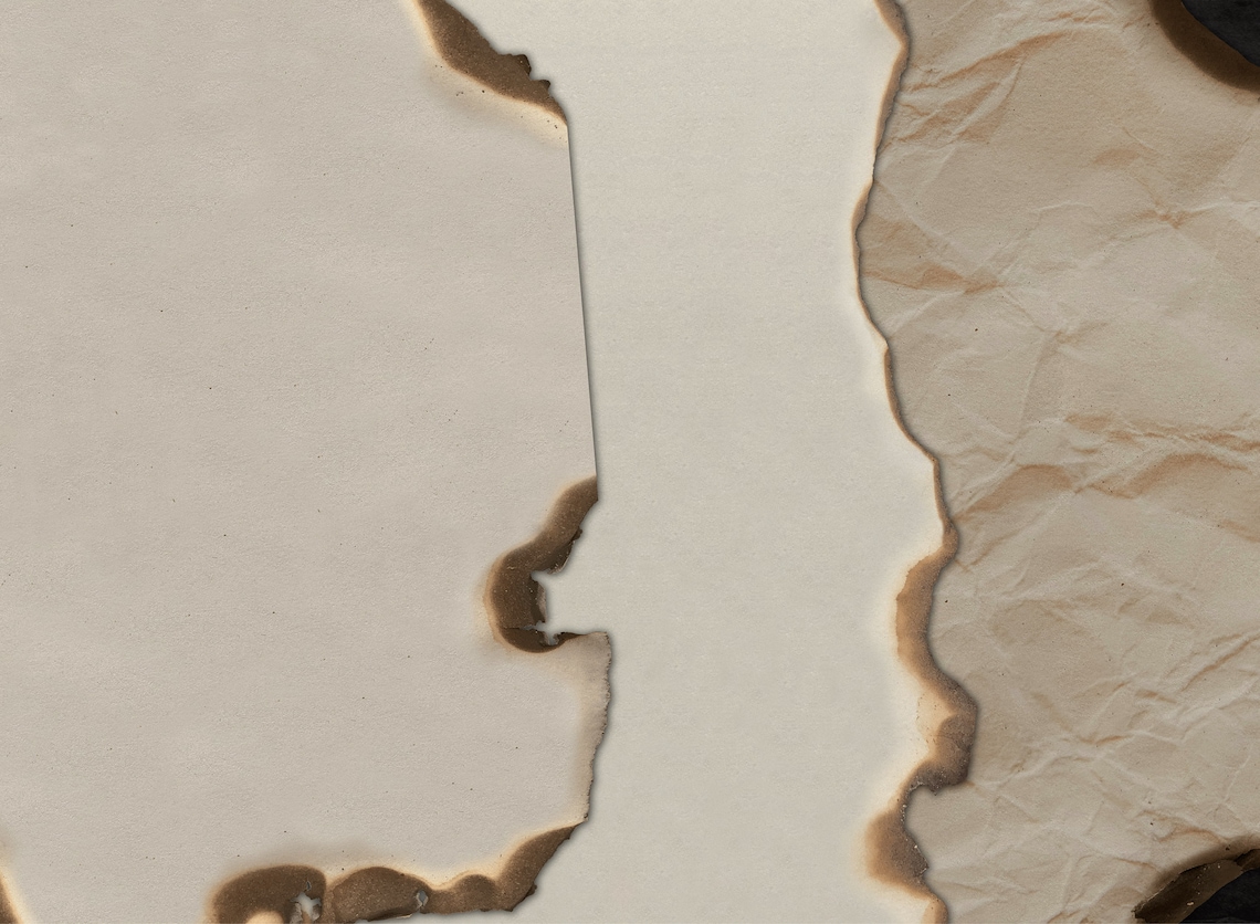 Blank Burnt Vintage Paper Pack, Junk Journal Printable Ephemera Torn ...