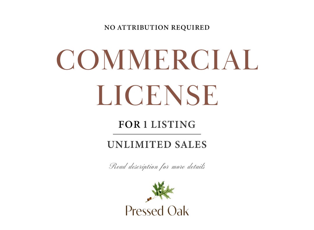 Extended Commercial License Business Use - for 1 Listing & Unlimited ...