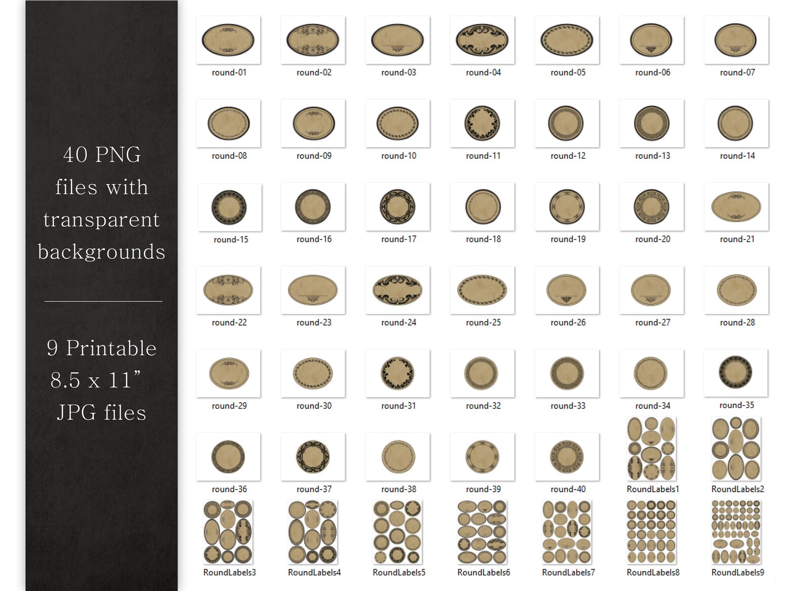 Round Apothecary Labels Potion Label Circle Oval Blank - Etsy