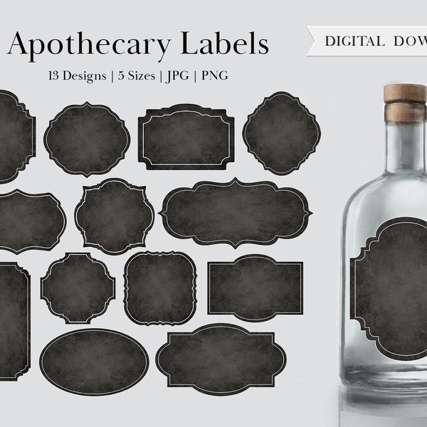 Apothecary Labels - Etsy
