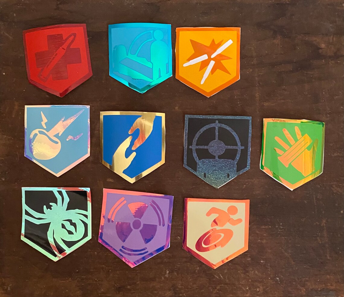 Zombies Perk Stickers- B-grade- READ DESCRIPTION - Etsy