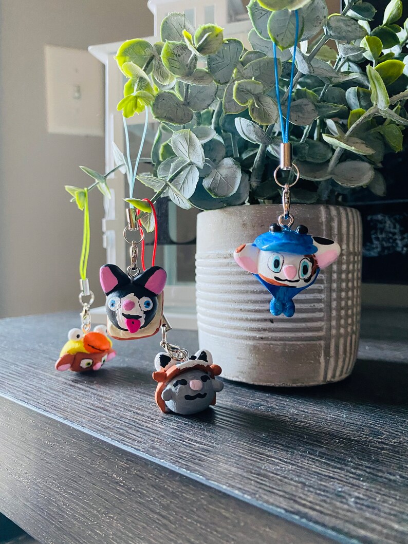 Cats in Onesies Polymer Clay Keychains - Etsy