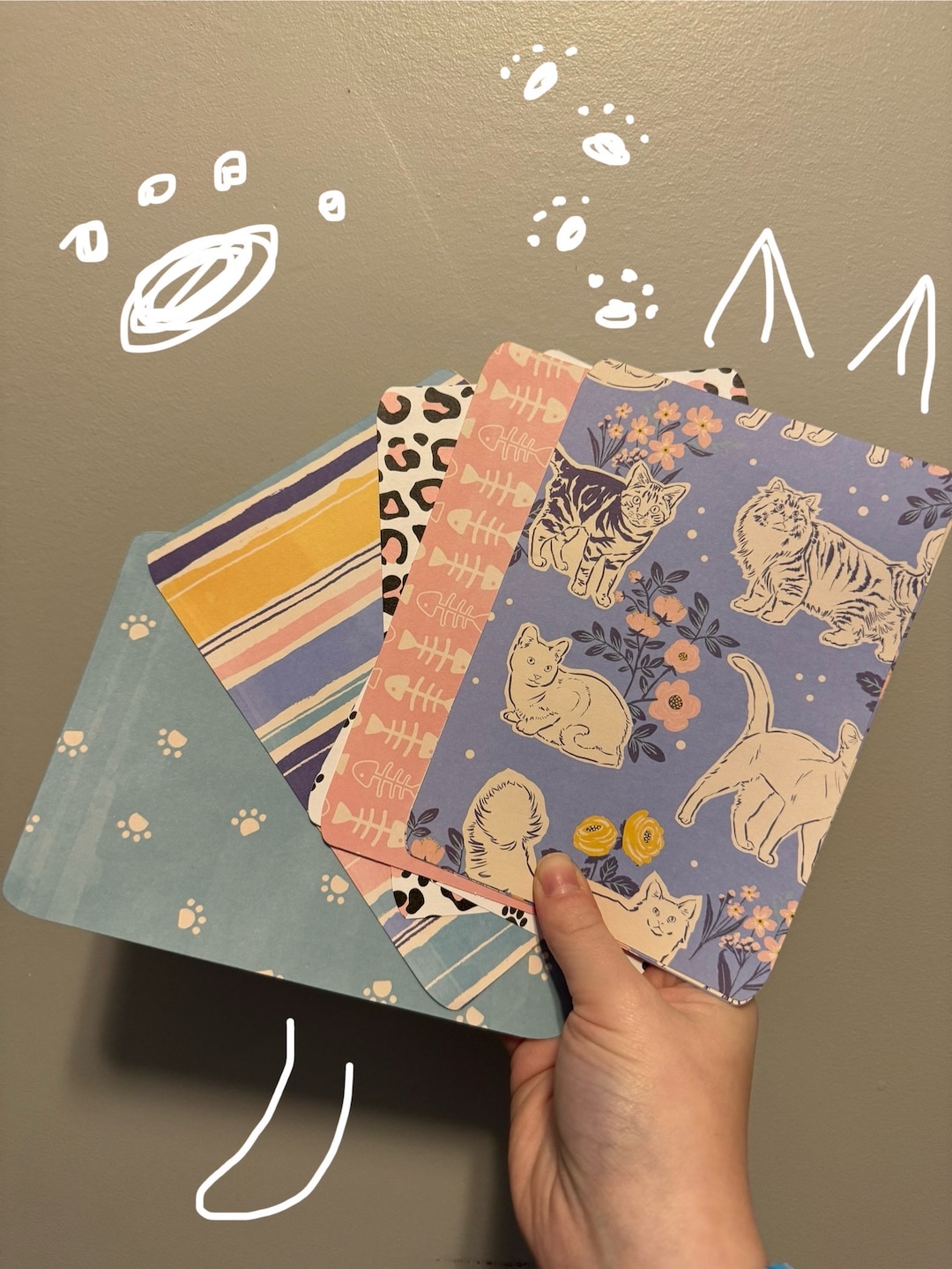 Kindle Paperwhite Cardstock Background- Cats - Etsy