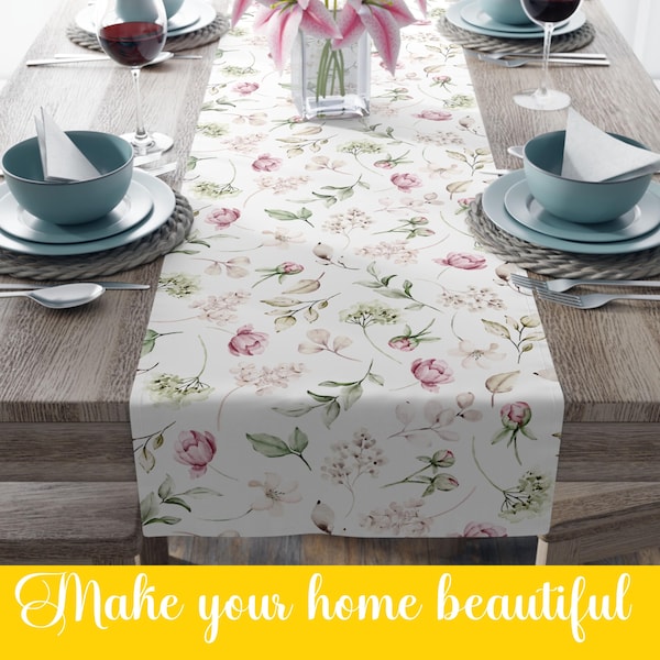Spring Table Runner - Etsy