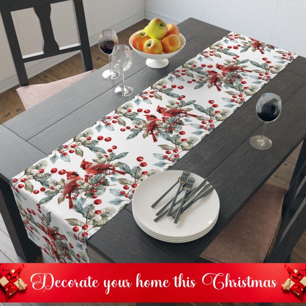 Cardinal Table Decor - Etsy