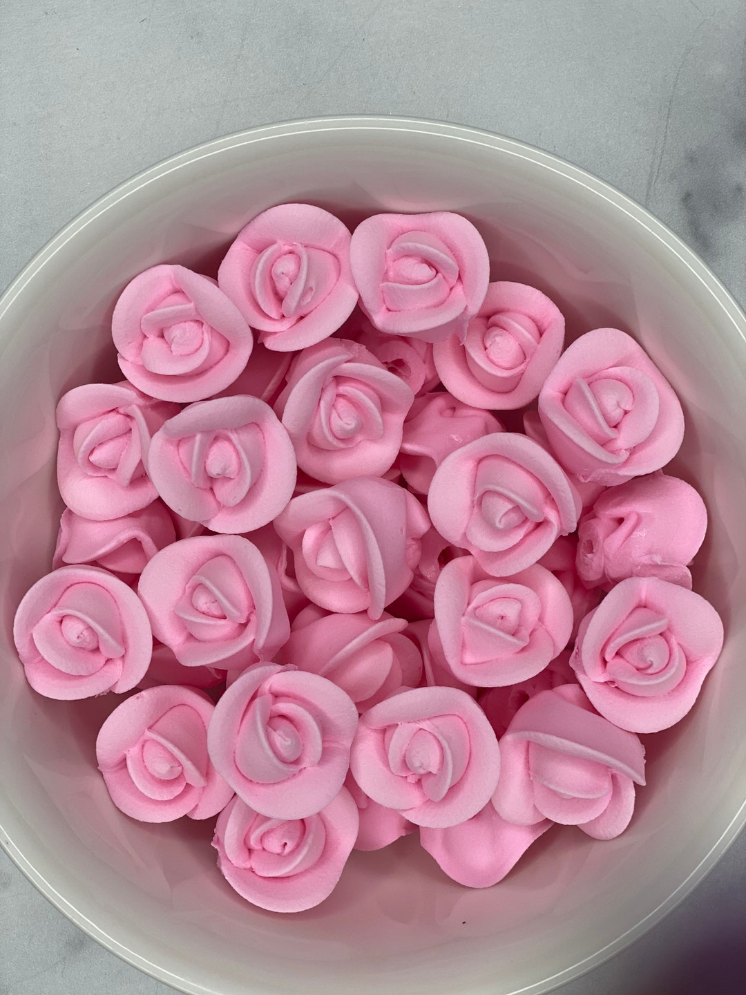 Mini Pink Roses Sugar Decor 12 Pk,cupcakes,cakes,sprinkles,birthday ...