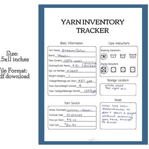 Yarn Inventory Tracker - Etsy
