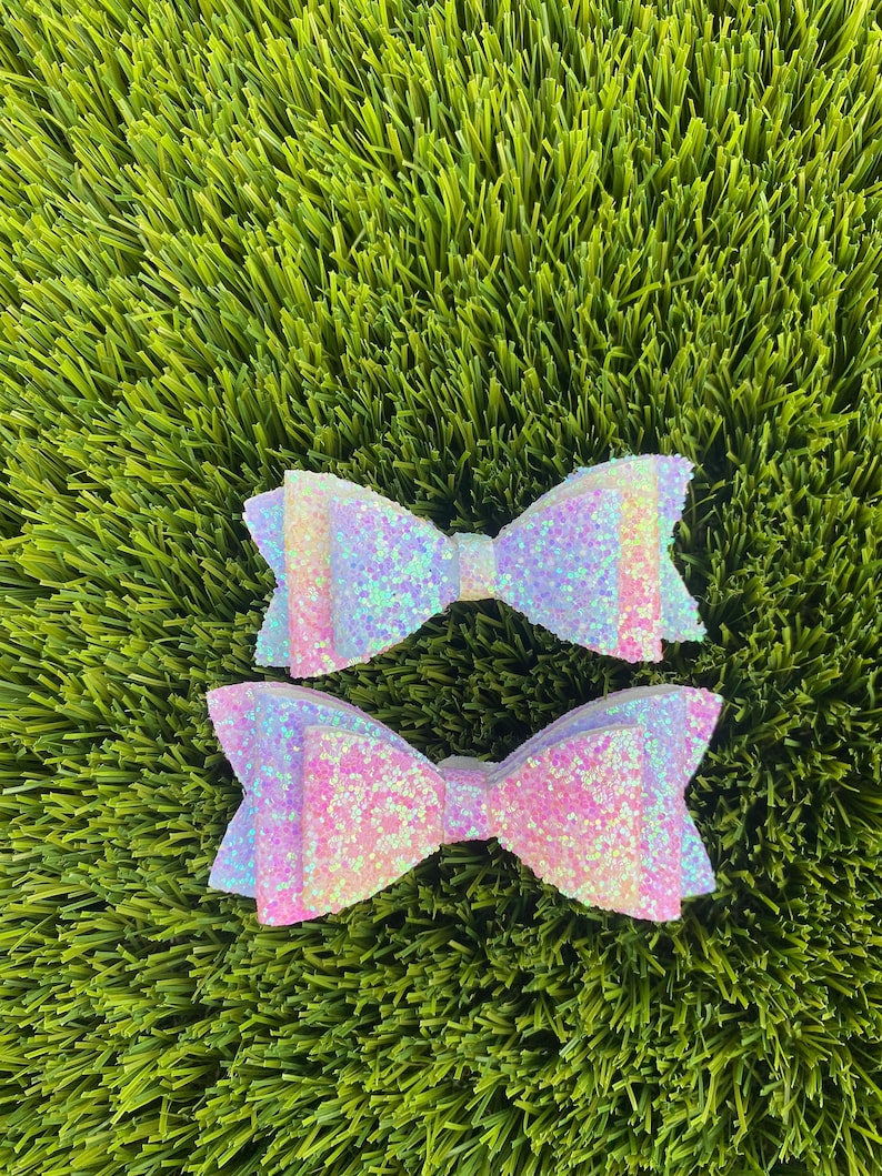 Rainbow Sparkle Straw Bow Topper for Stanley/yeti Cups - Etsy