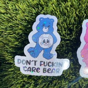 Swearbear Vinyl Sticker Bundle: Funny Curse Word Bear Stickers - Etsy