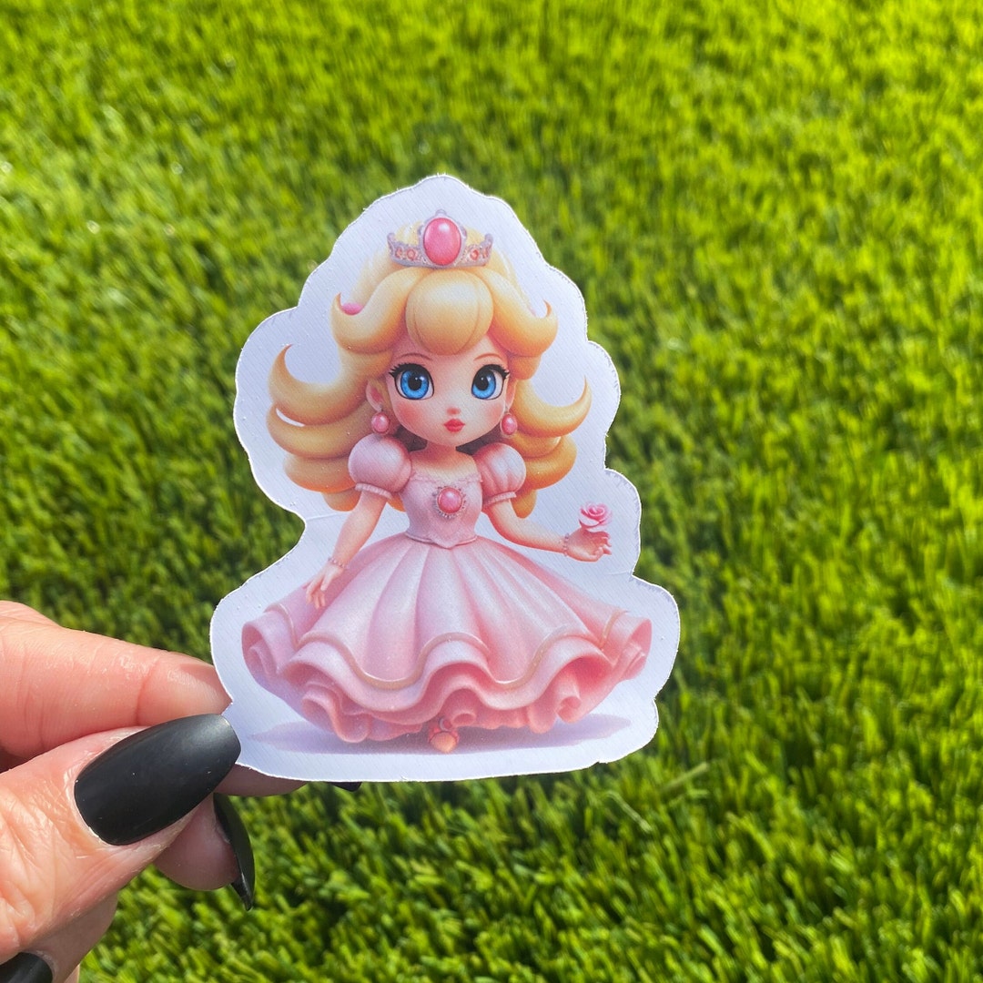 Baby Princess Vinyl Sticker, Peach, Car Decal, Laptop Sticker, Phone ...