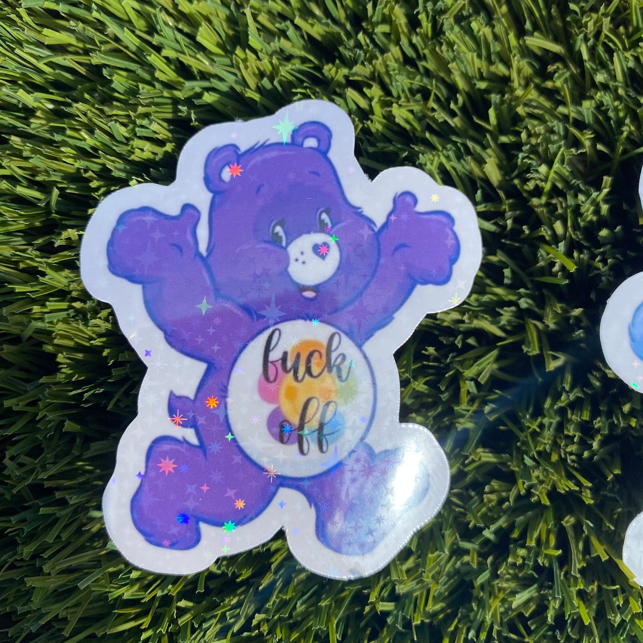 Swearbear Vinyl Sticker Bundle: Funny Curse Word Bear Stickers - Etsy