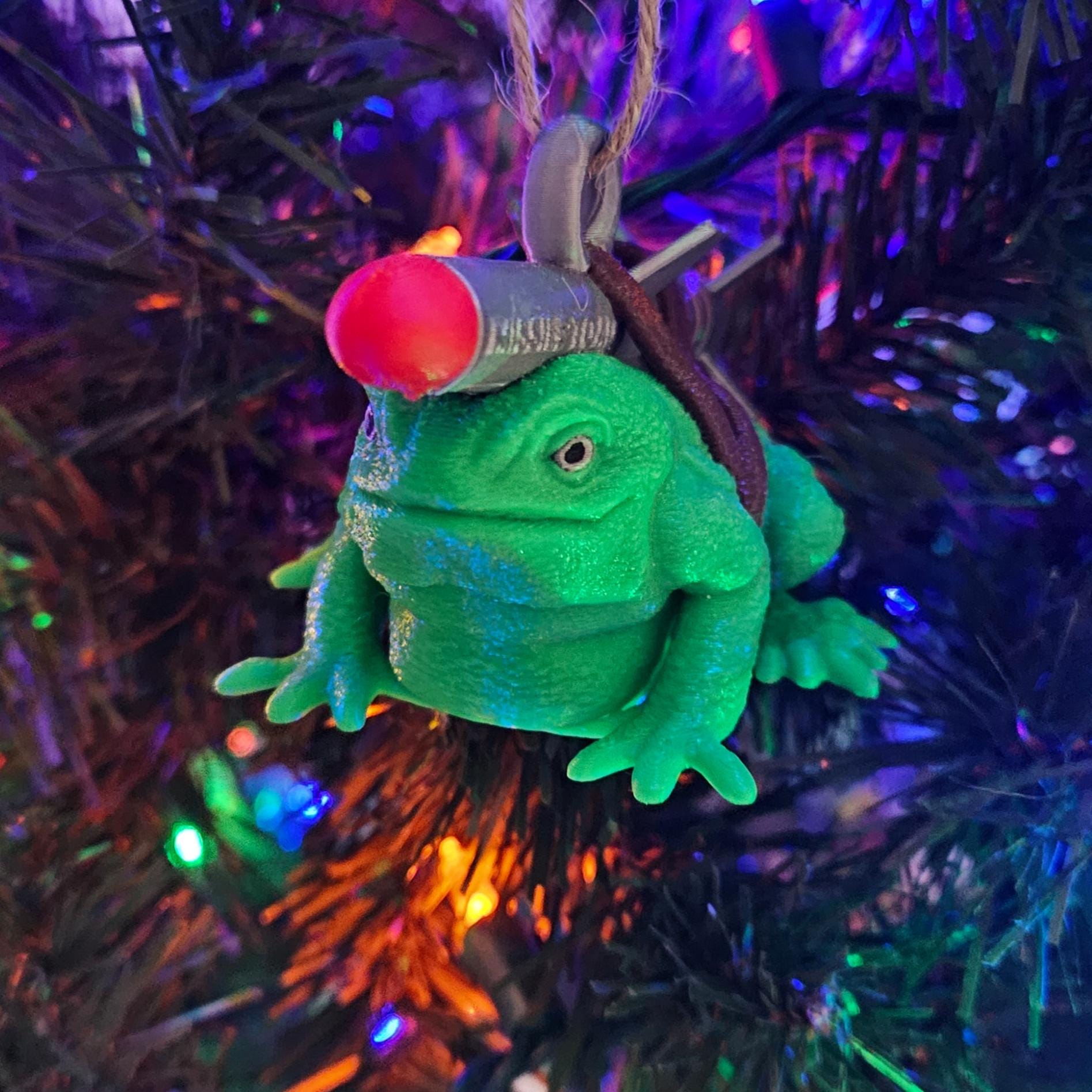 Missile Toad Christmas Ornament - Unique Holiday Tree Decor - Funny ...