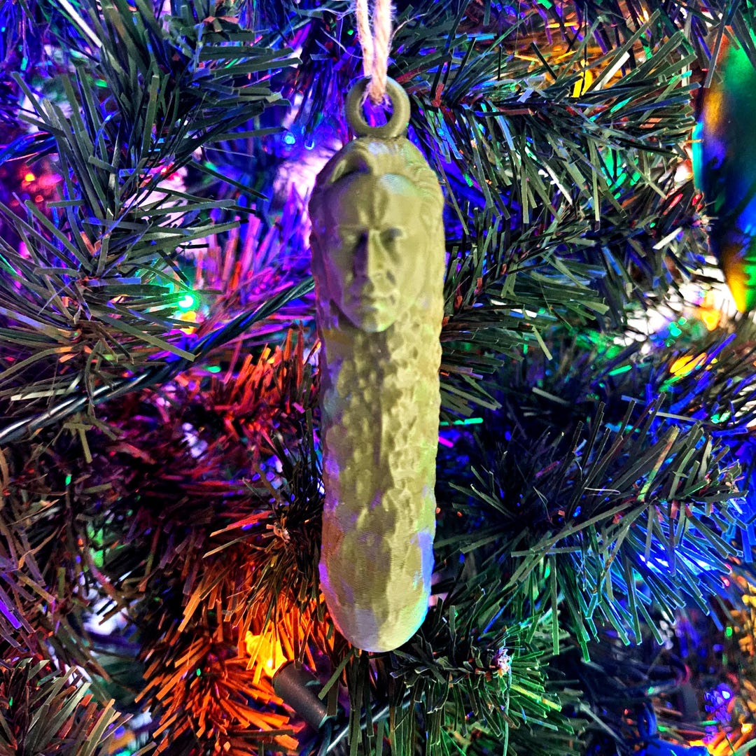 Pickolas Cage Christmas Ornament - 3D Printed Pickolas Cage - Hilarious ...
