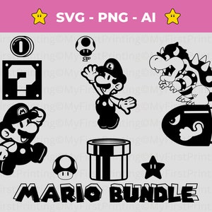 Super Mario Tubes Svg - Etsy UK