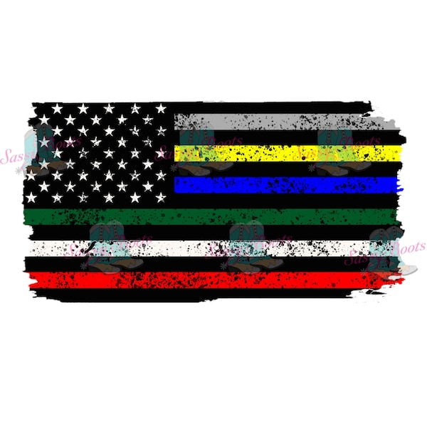 First Responder Flag - Etsy