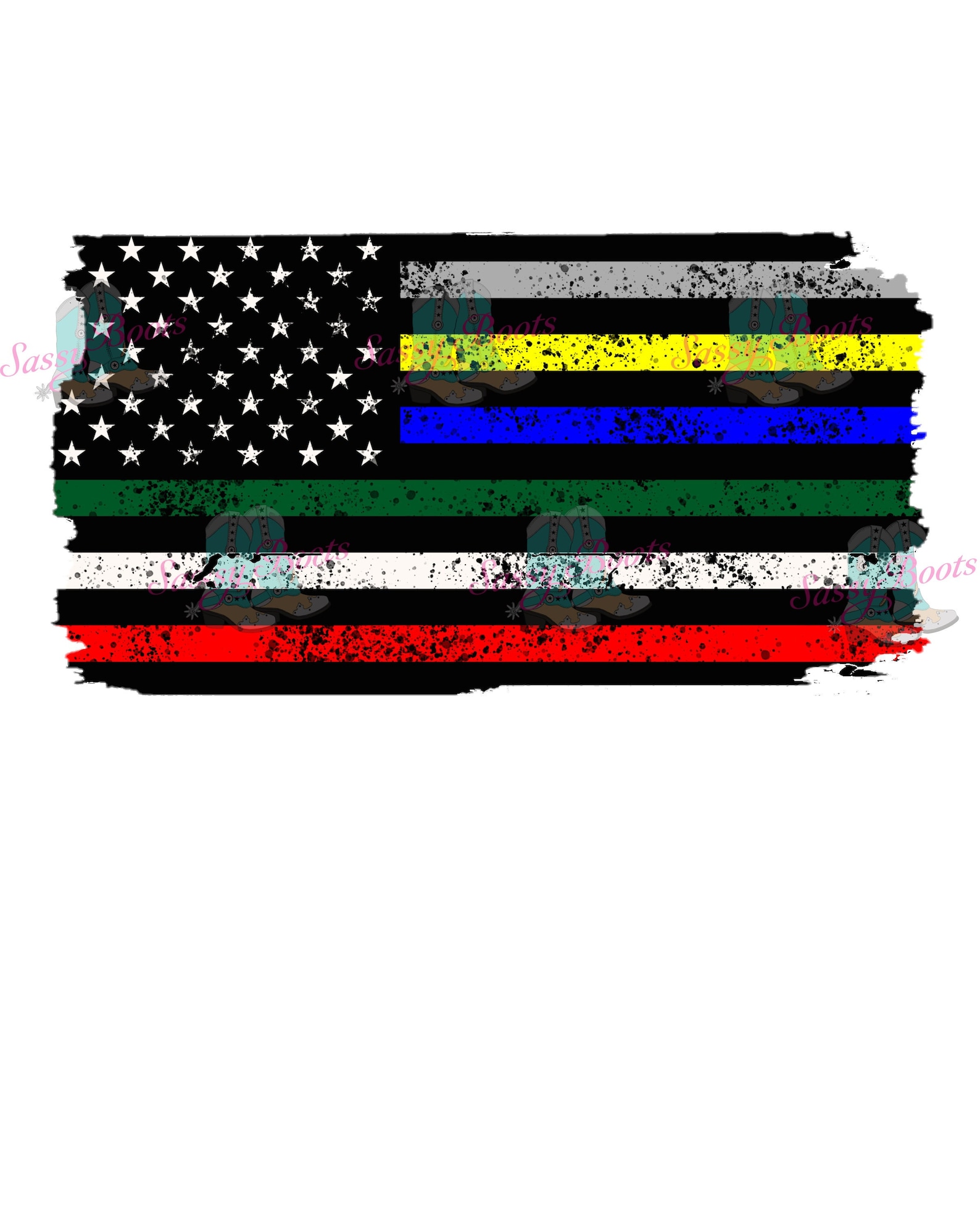 First Responder Flag - Etsy