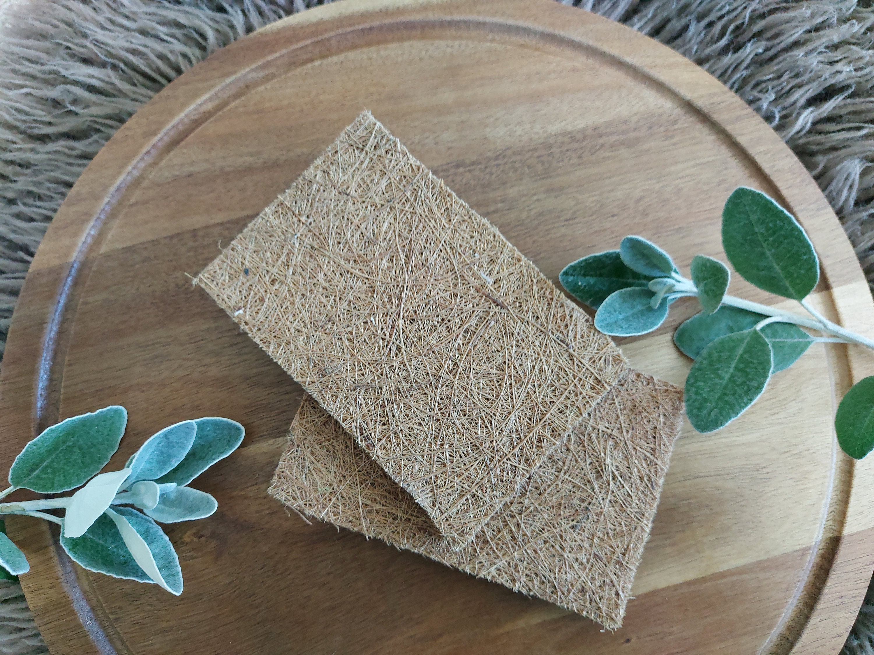 Natural Eco Friendly Coconut Coir Scourers Plastic Free Zero Waste Coco ...