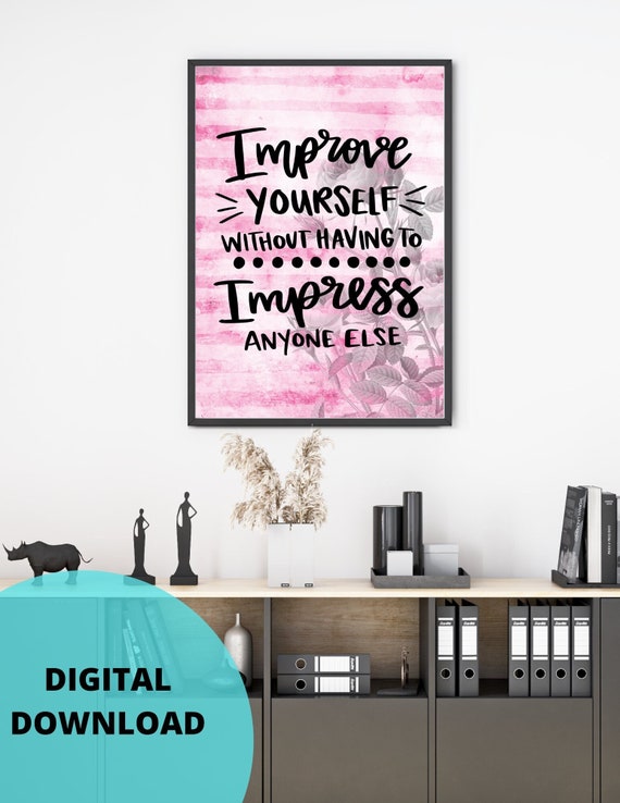 Digital Prints Art & Collectibles Prints Be yourself poster Digital ...