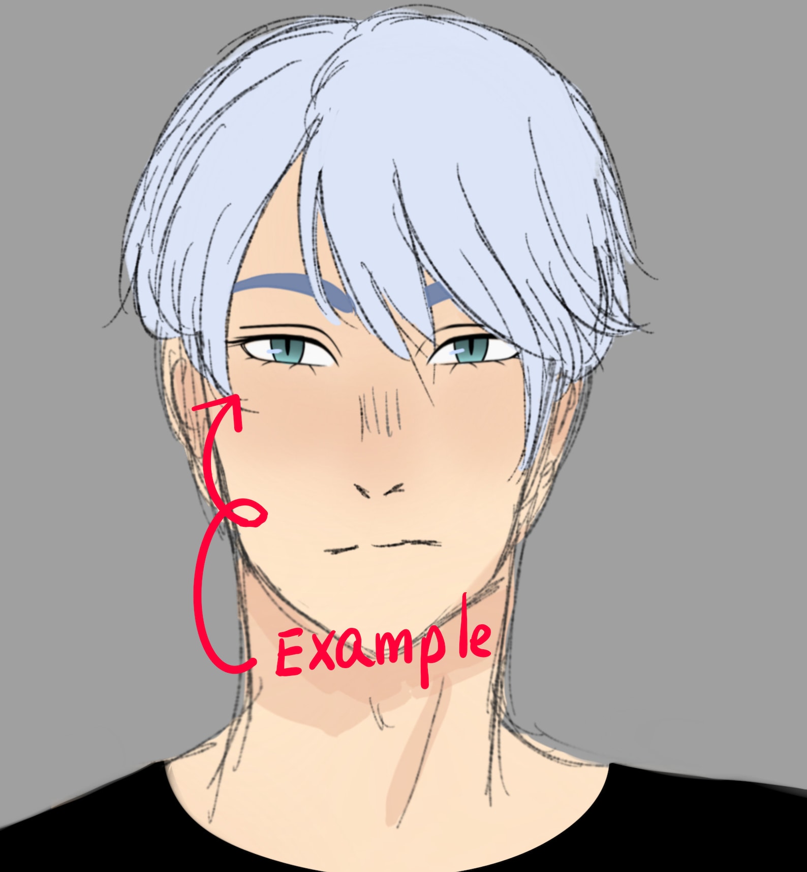 Anime Guy Eye Maker: Procreate Stamps, Lashes & Brows - Etsy