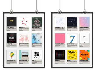 BTS Album Covers Photo Prints for Wall Decor - Etsy