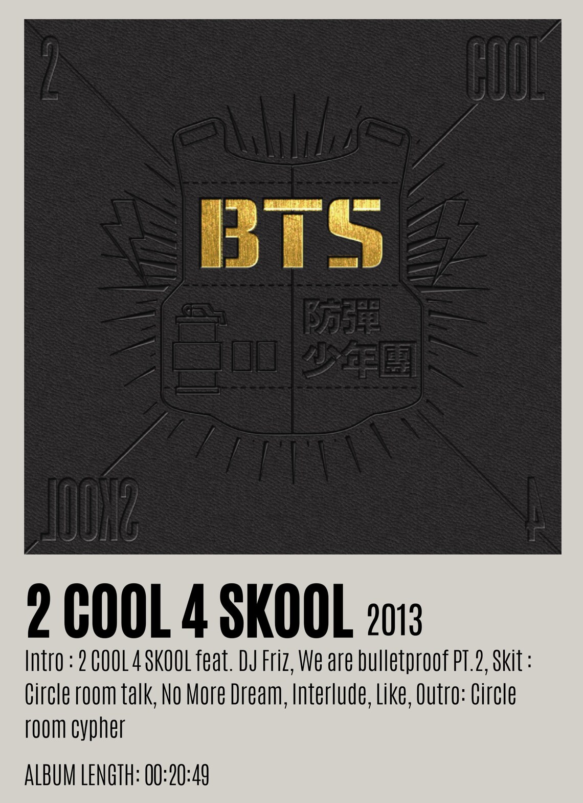 BTS Polaroid Poster Spotify Official Album Prints Digital - Etsy