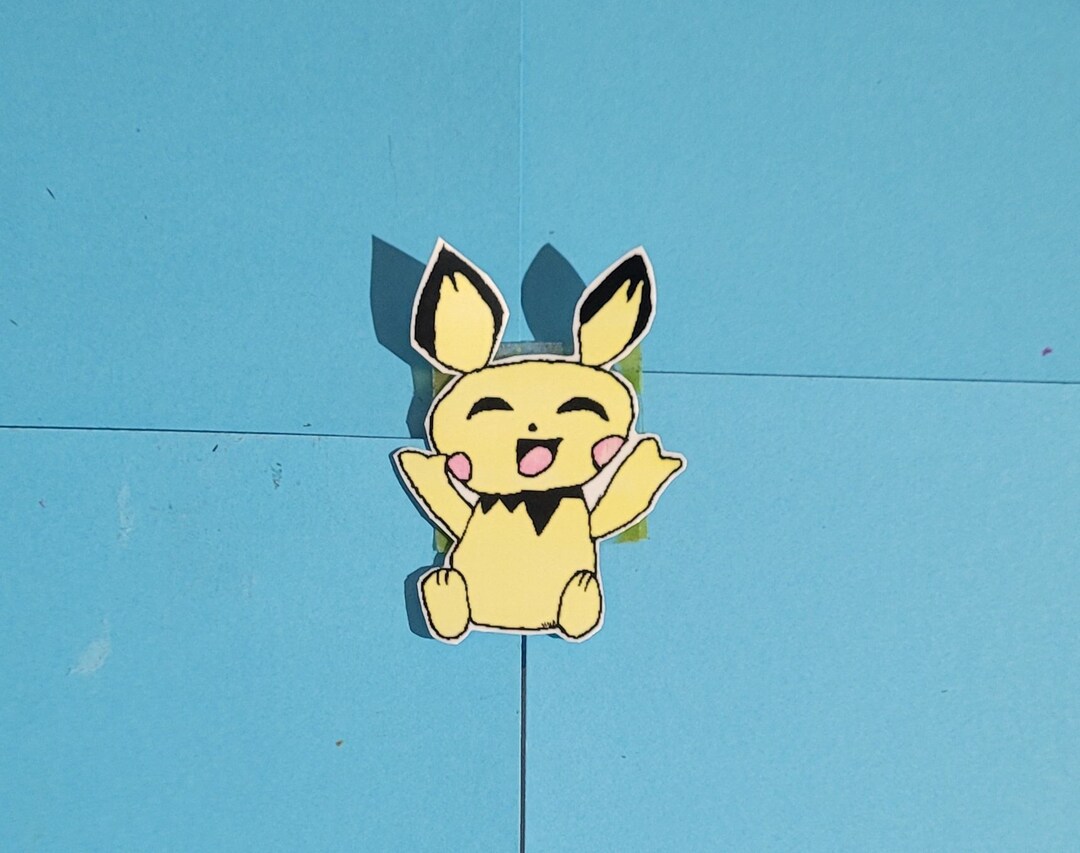 Pokemon Pichu Sticker - Etsy