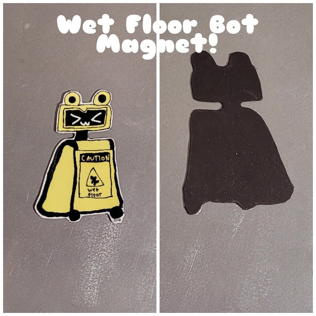 FNAF Wet Floor Bot Fridge MAGNET Five Nights at Freddy's | Etsy