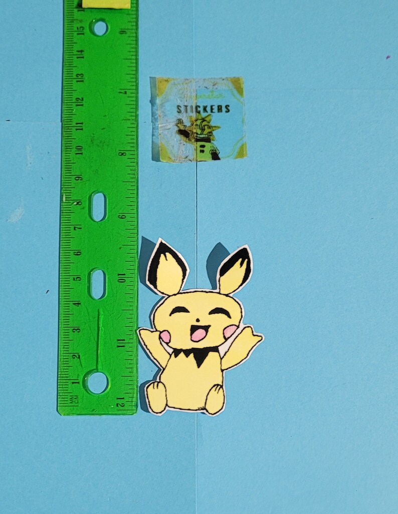Pokemon Pichu Sticker | Etsy