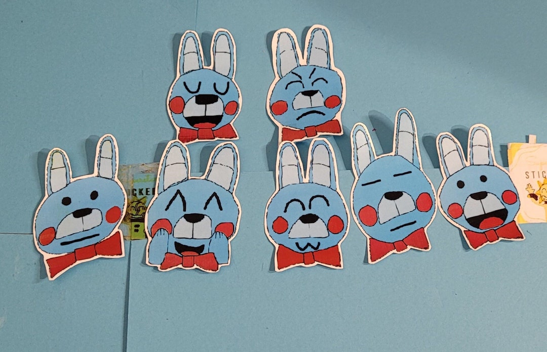 FNAF Sister Location Bon Bon Stickers 8 Stickers Five Nights at Freddy ...