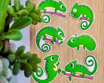 Chameleon Sticker - Etsy