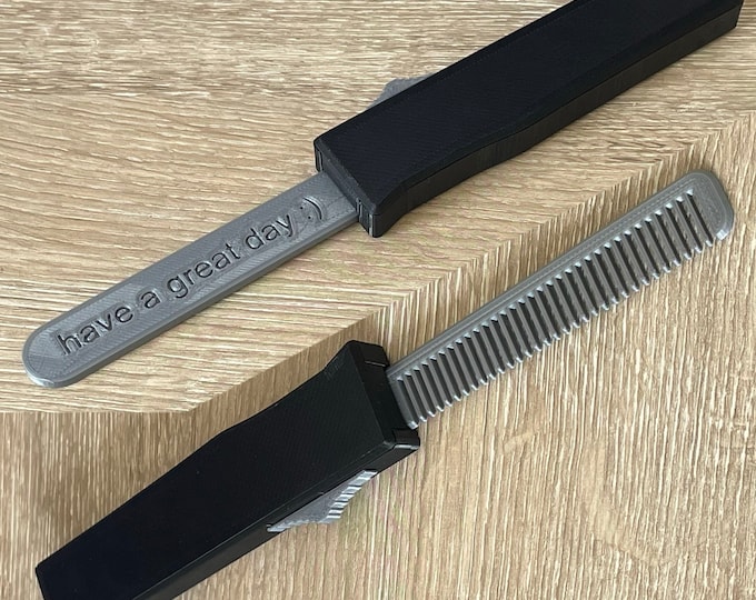 3D Printed OTF Knife / Comb ( Customizable ) Fidget Desk Toy - Etsy