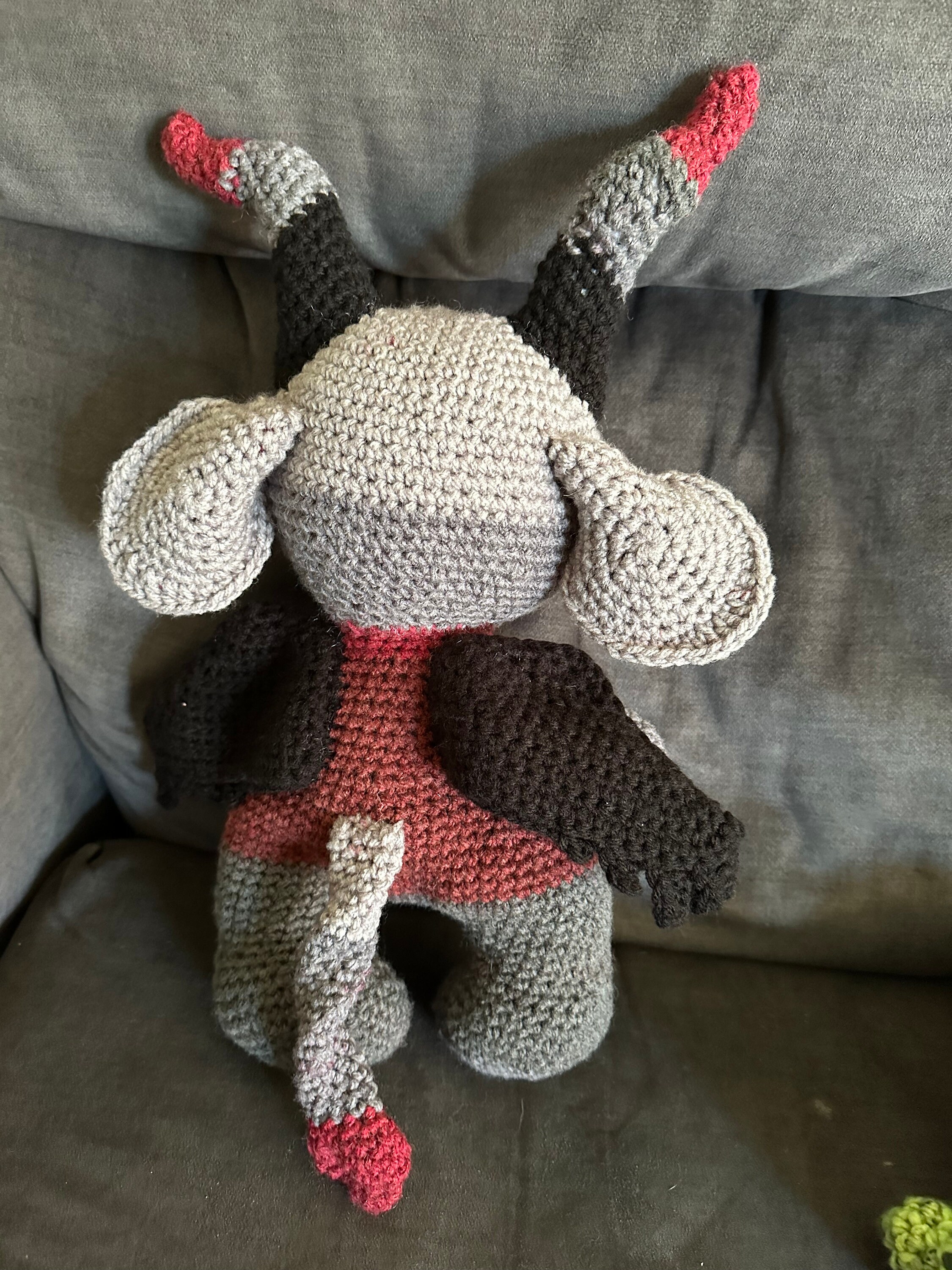 Baphomet Crochet Plush 18 Inch Tall Handmade - Etsy