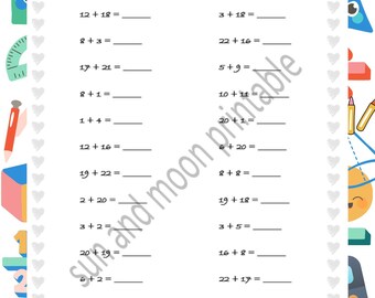 Multiplication Worksheet 20 Printable Pages, 480 Exercises, for ...