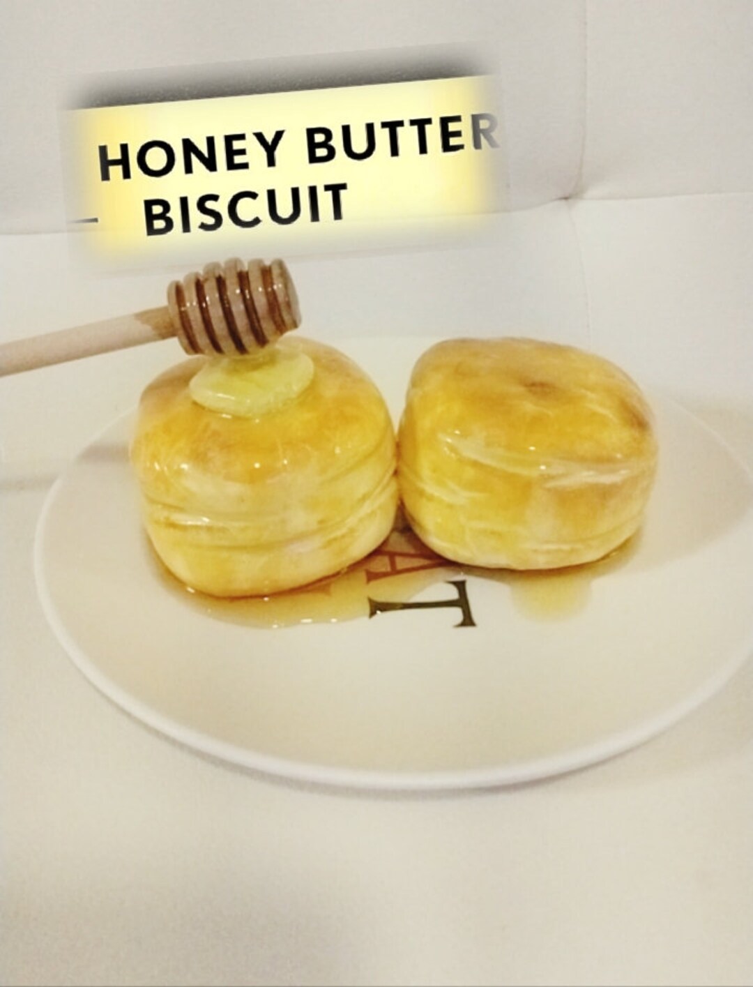 Faux Honey Butter Biscuits/ Fake Biscuits/ Faux Food - Etsy