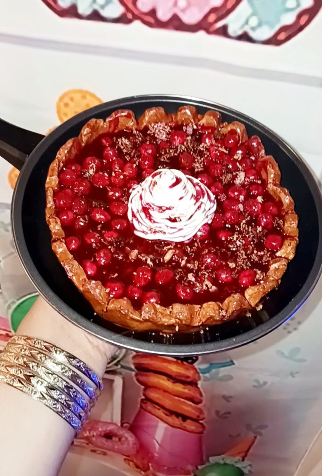 Faux Rustic Cherry Pie Fake Cherry Pie - Etsy