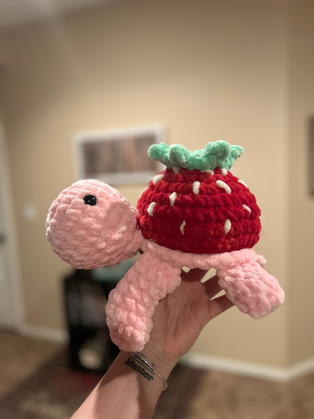 Jumbo Strawberry Turtle - Etsy