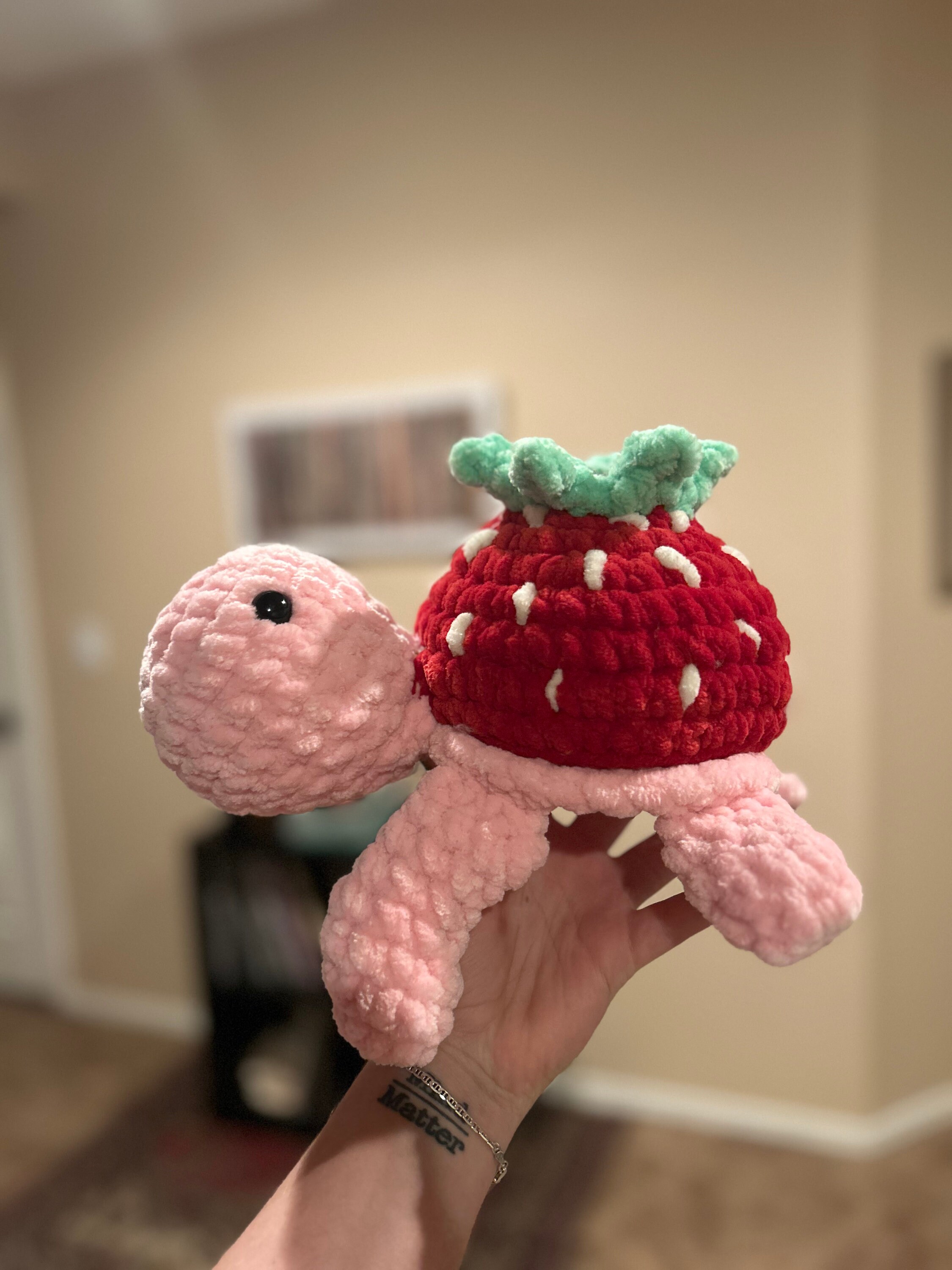 Jumbo Strawberry Turtle - Etsy