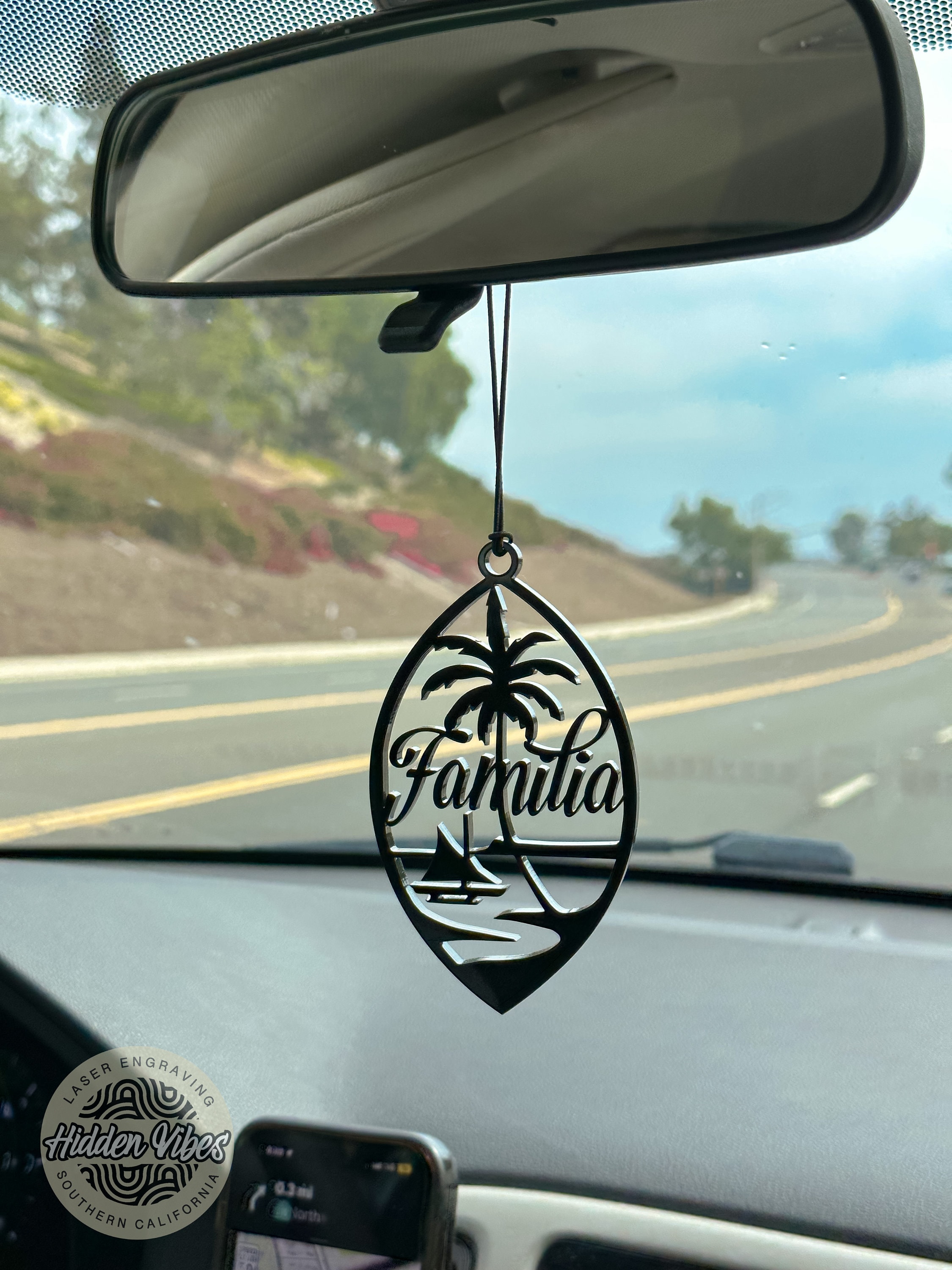 Guam Ornament | Custom Name Guam Seal Acrylic Car Charms | Personalized ...