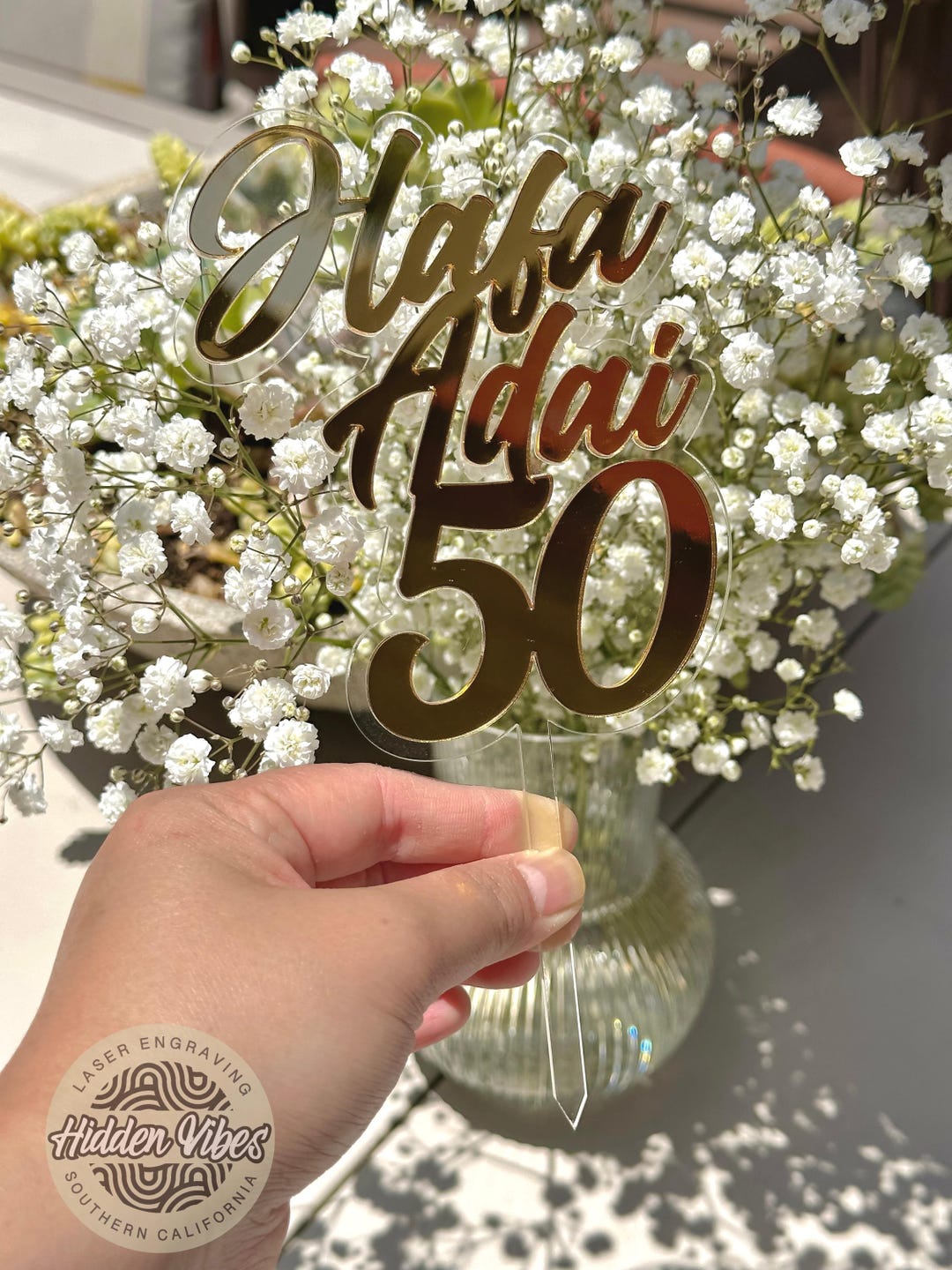 Hafa Adai Guam Cake Topper | Custom Acrylic Cake Topper | Hafa Adai ...