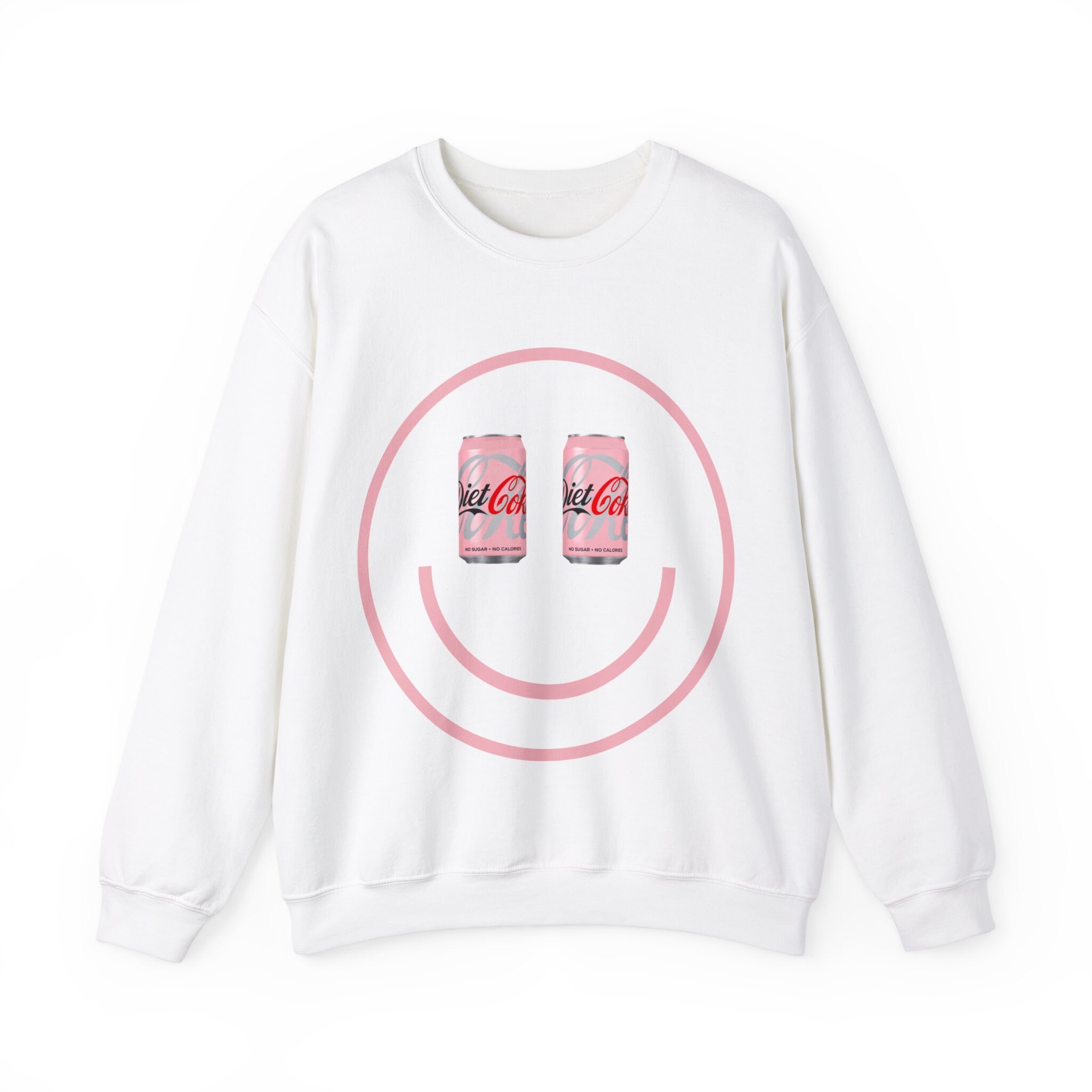 Smiley Face Diet Coke Lover Oversized Crewneck - Etsy