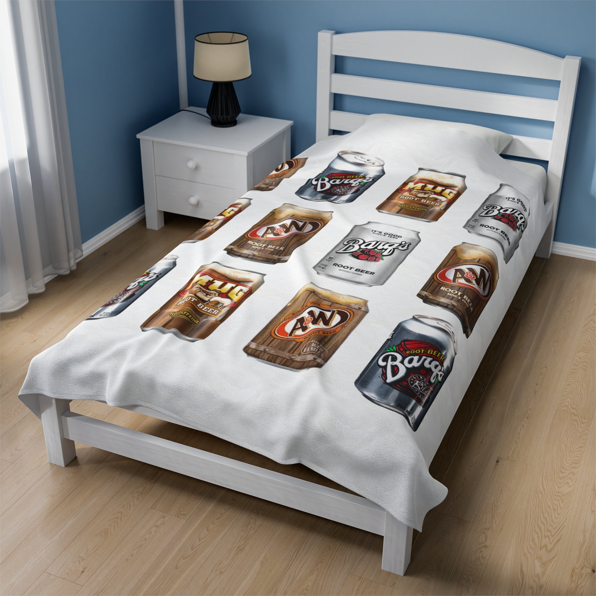 Rootbeer Fleece Blanket - Etsy