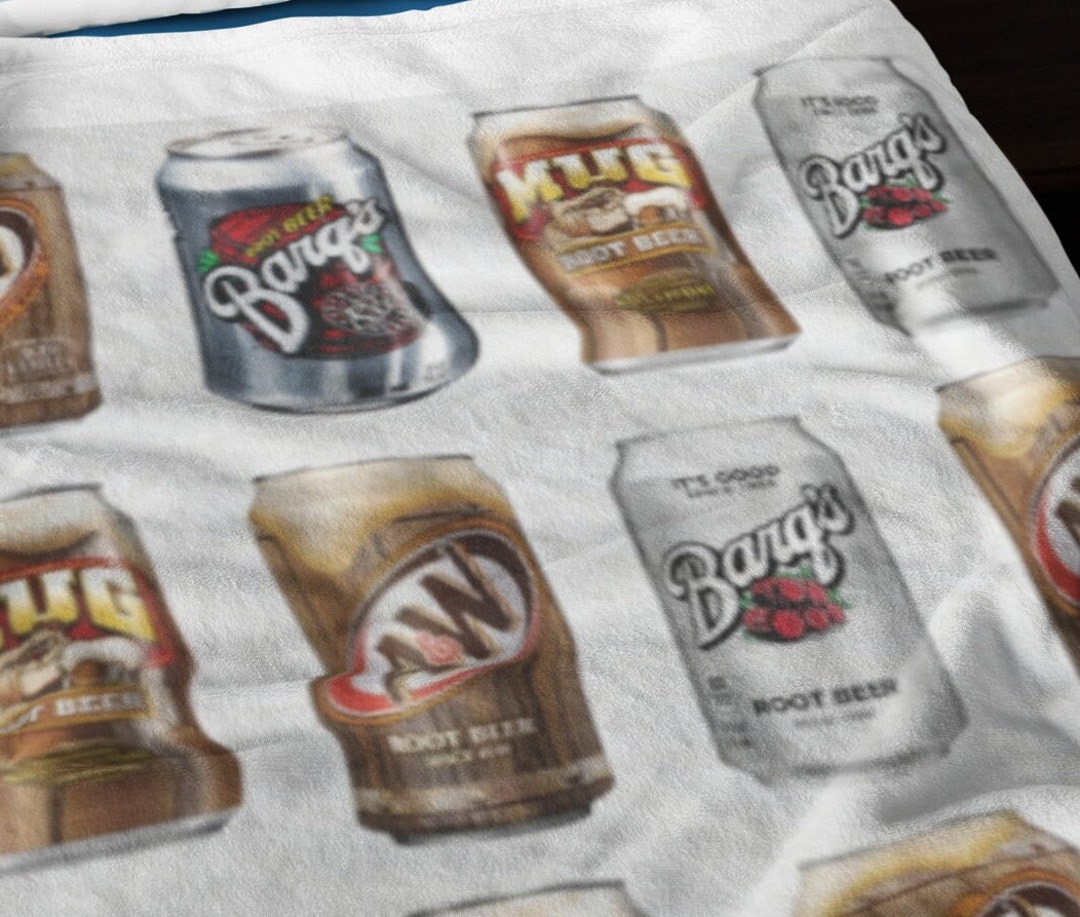 Rootbeer Fleece Blanket - Etsy