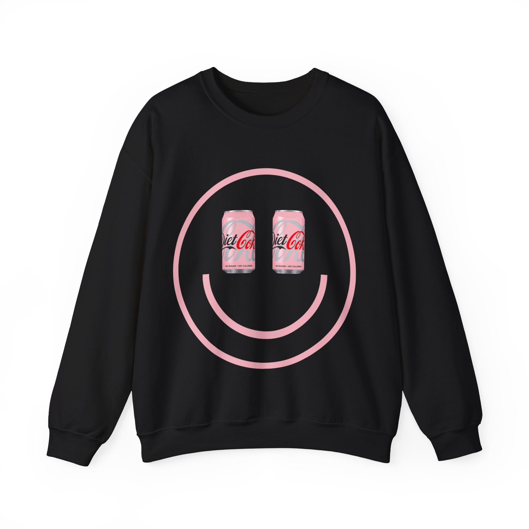Smiley Face Diet Coke Lover Oversized Crewneck - Etsy