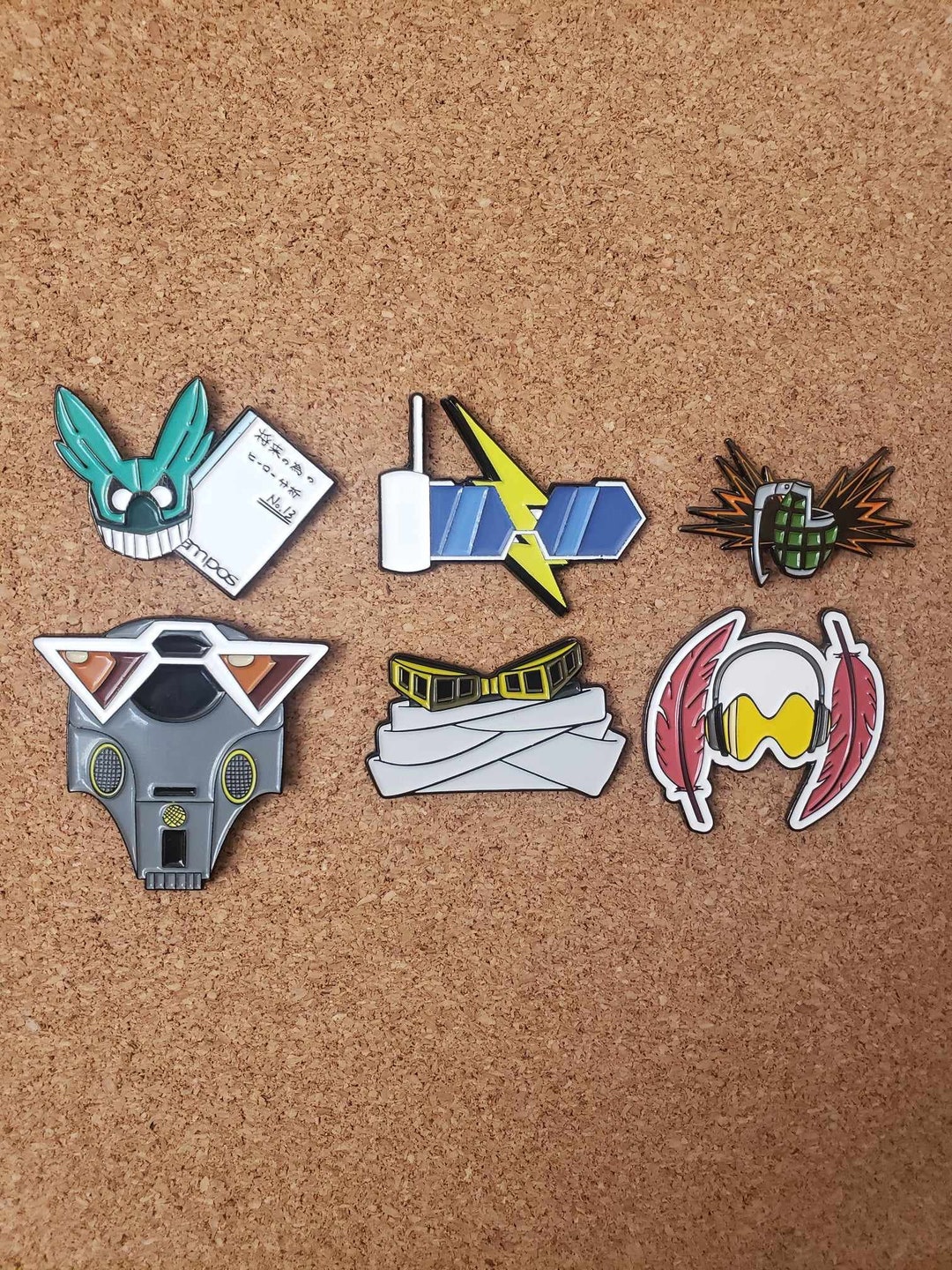 MHA Enamel Pins - Etsy